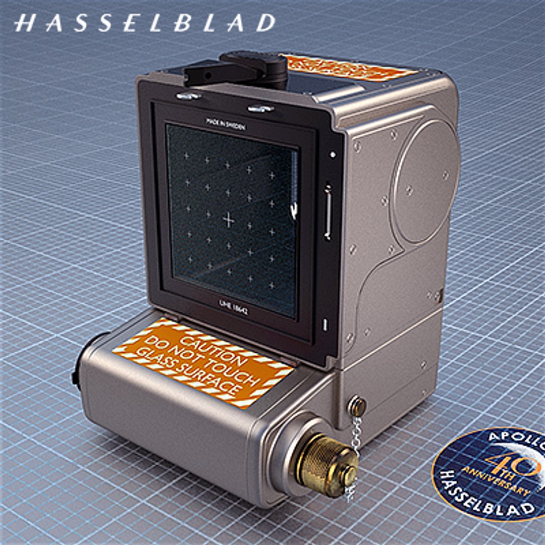 3d moon lunar cameras hasselblad model