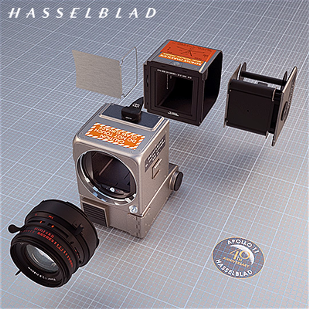 3d moon lunar cameras hasselblad model