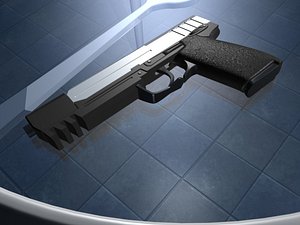 Download Free 3D Handgun Blender Models - TurboSquid