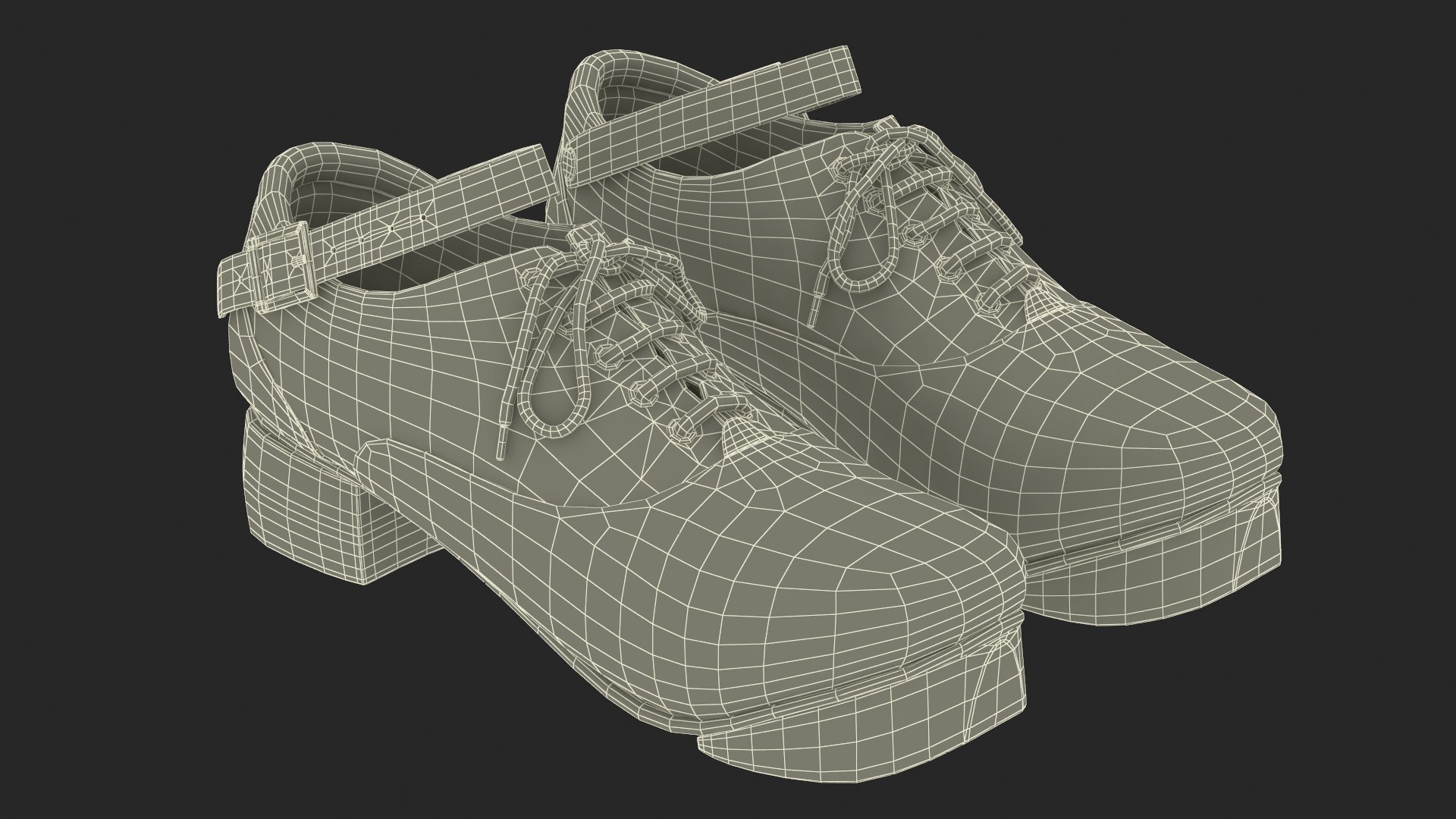 3D Irish Dance Jig Shoes Model - TurboSquid 2022385