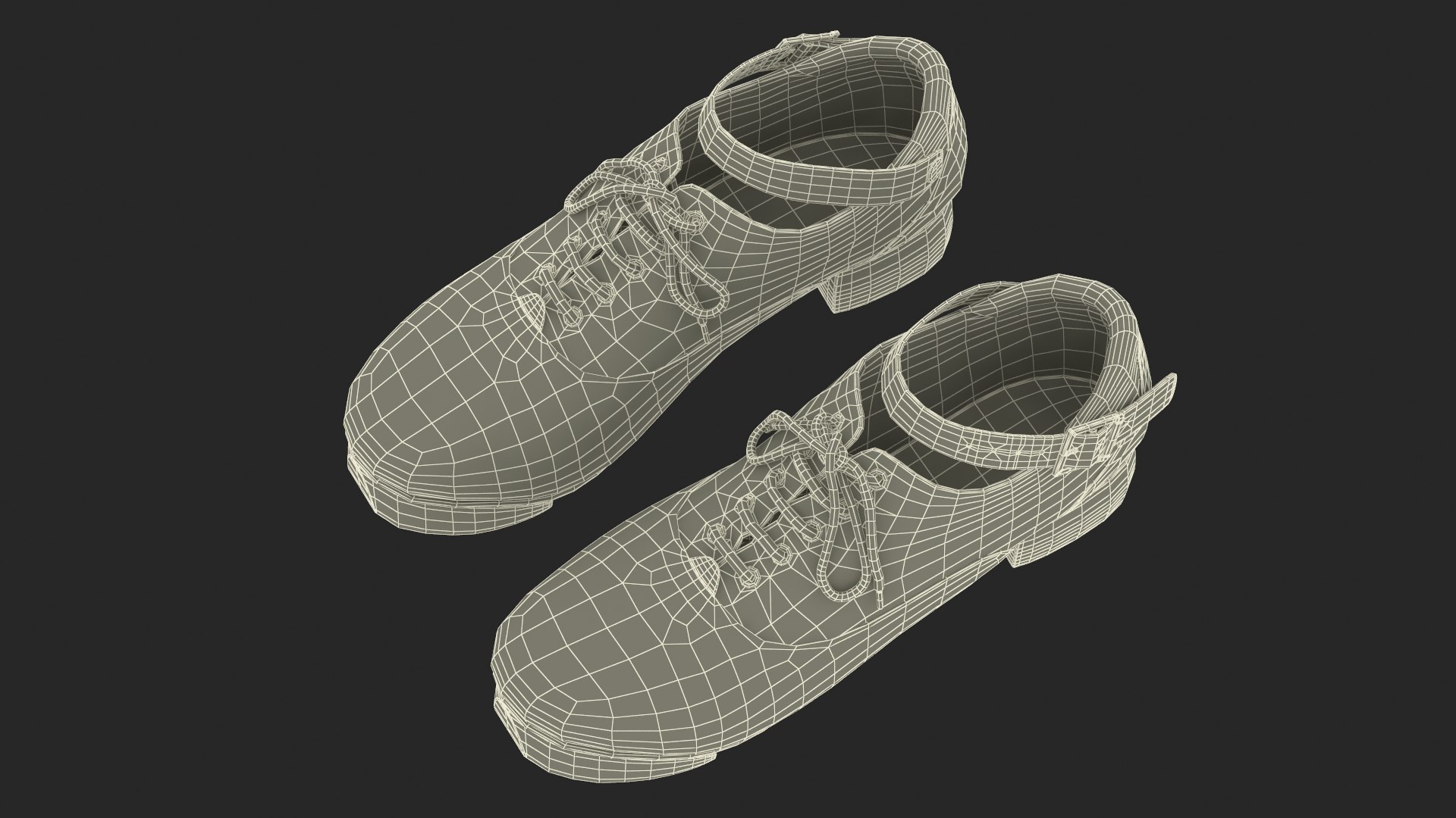3D Irish Dance Jig Shoes Model - TurboSquid 2022385