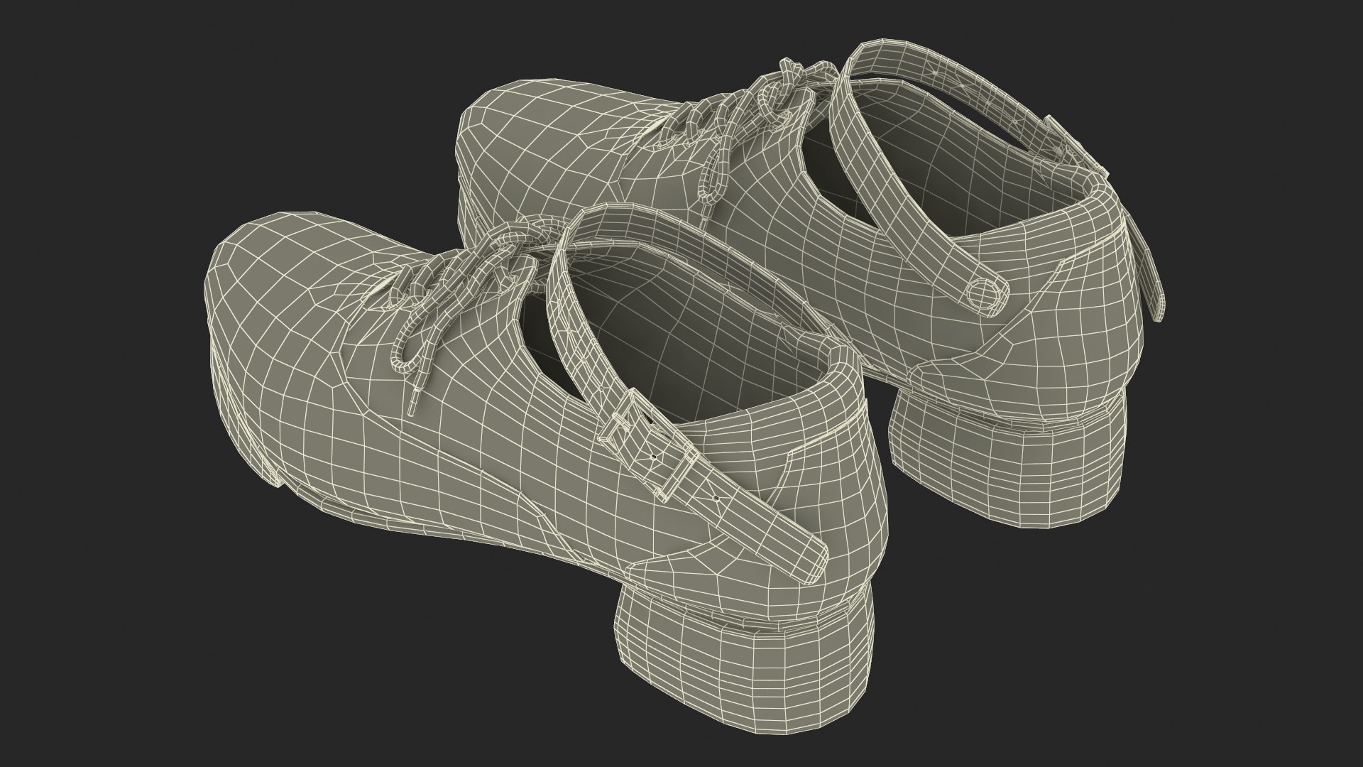 3D Irish Dance Jig Shoes Model - TurboSquid 2022385