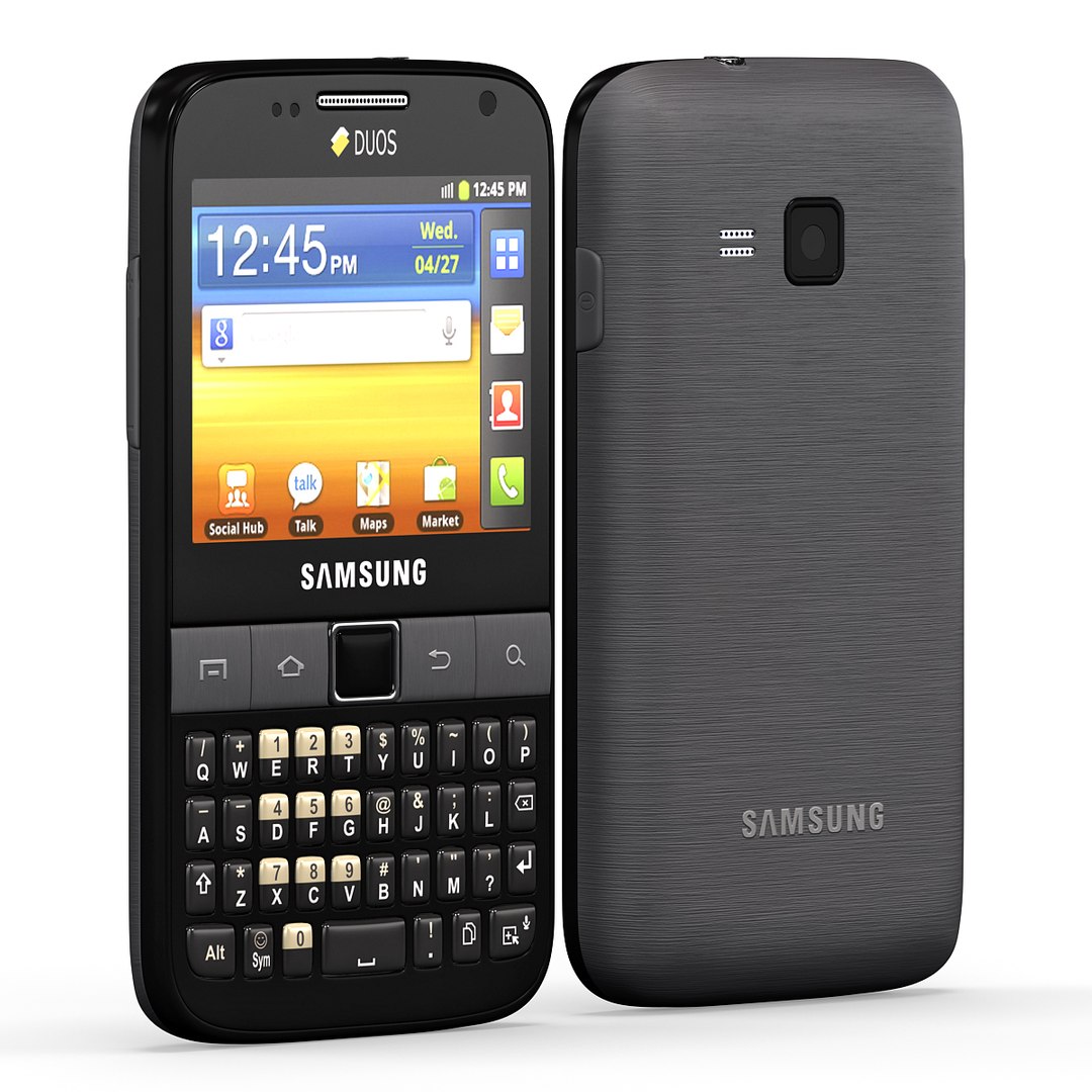 3ds Max Samsung Galaxy Y Pro