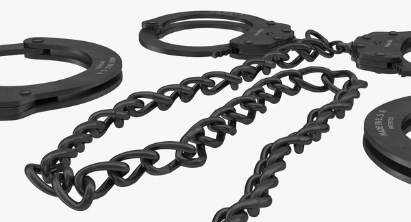 3d model handcuffs leg irons