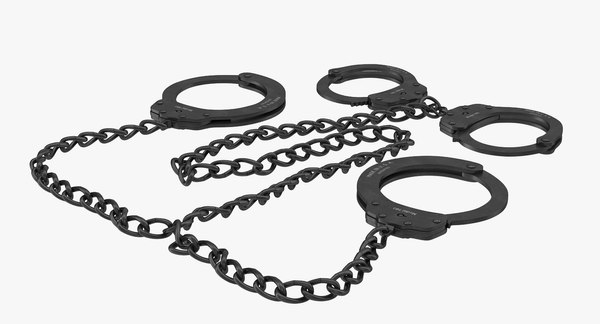 3d model handcuffs leg irons