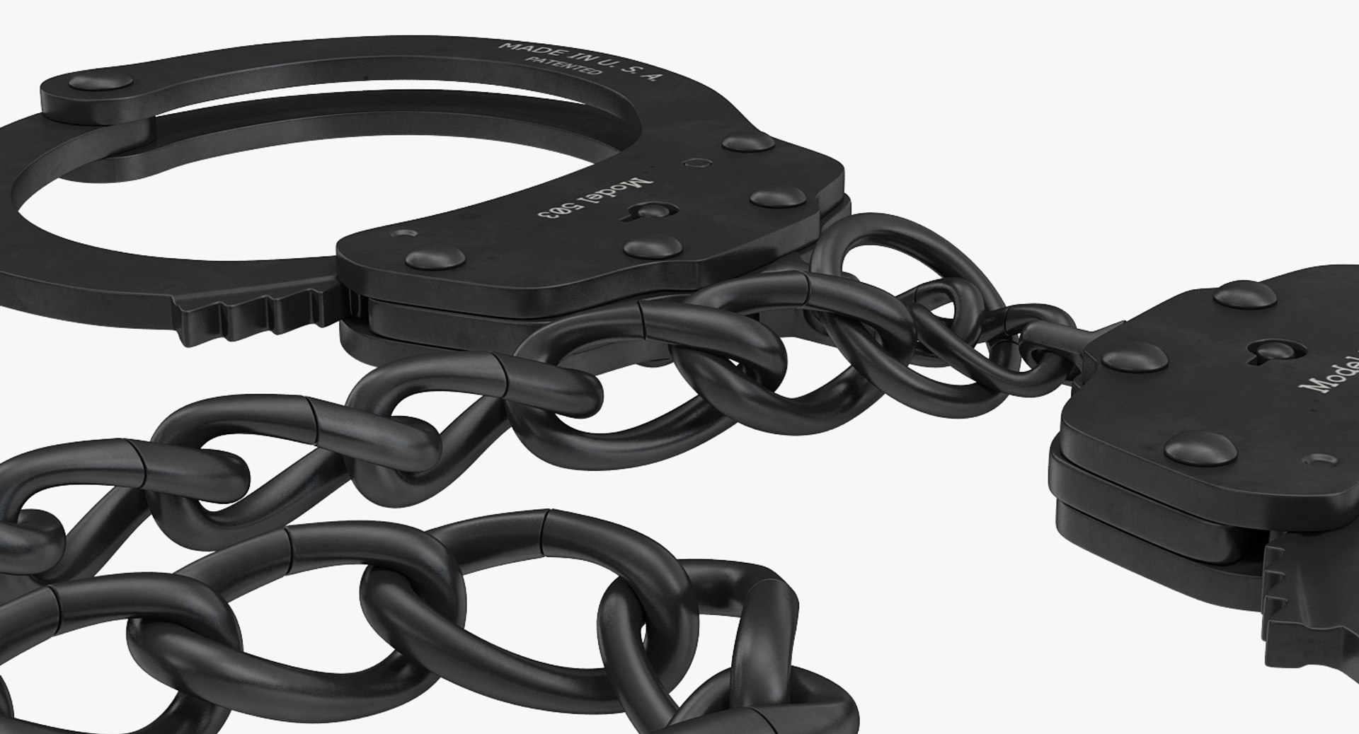 3d Model Handcuffs Leg Irons