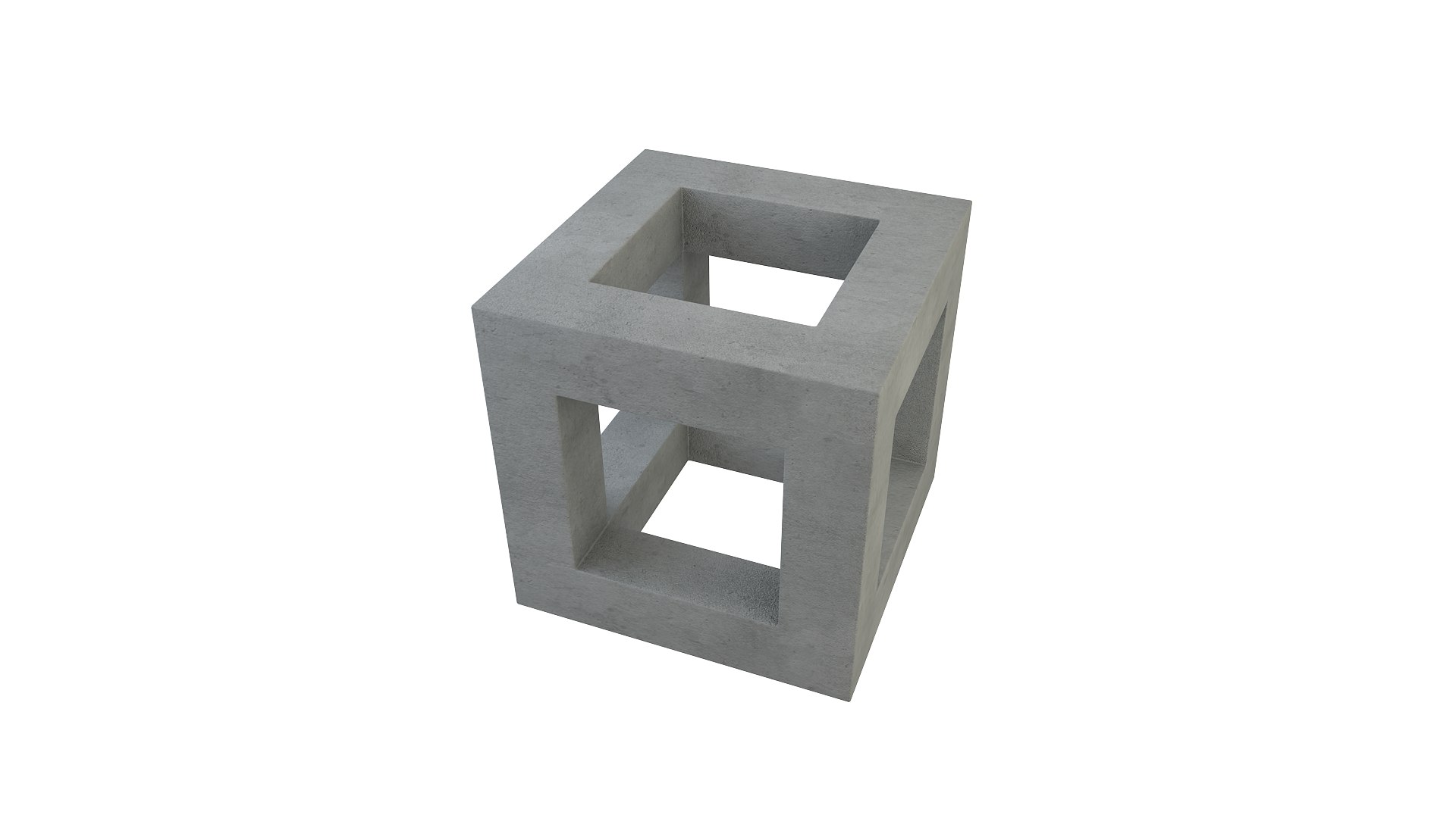 3D Concrete Block Model - TurboSquid 2337601