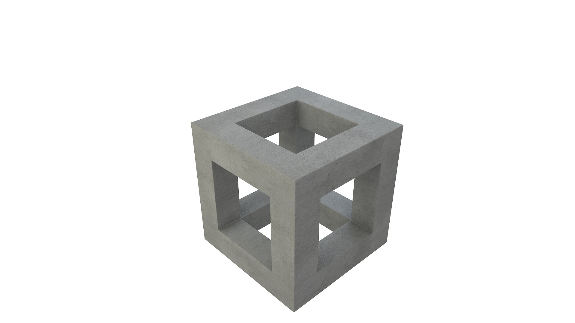 3D Concrete Block Model - TurboSquid 2337601