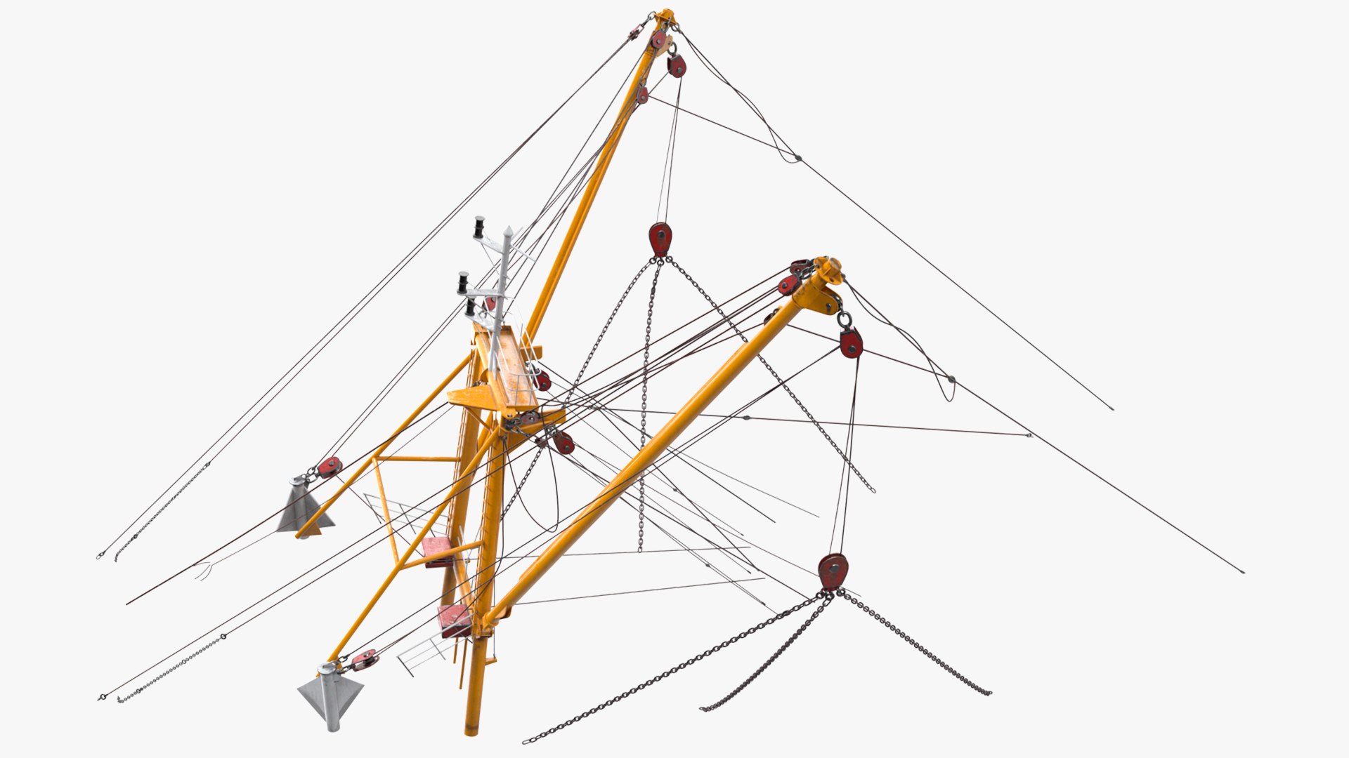 3D Trawler Mast Trawls Model - TurboSquid 1606889