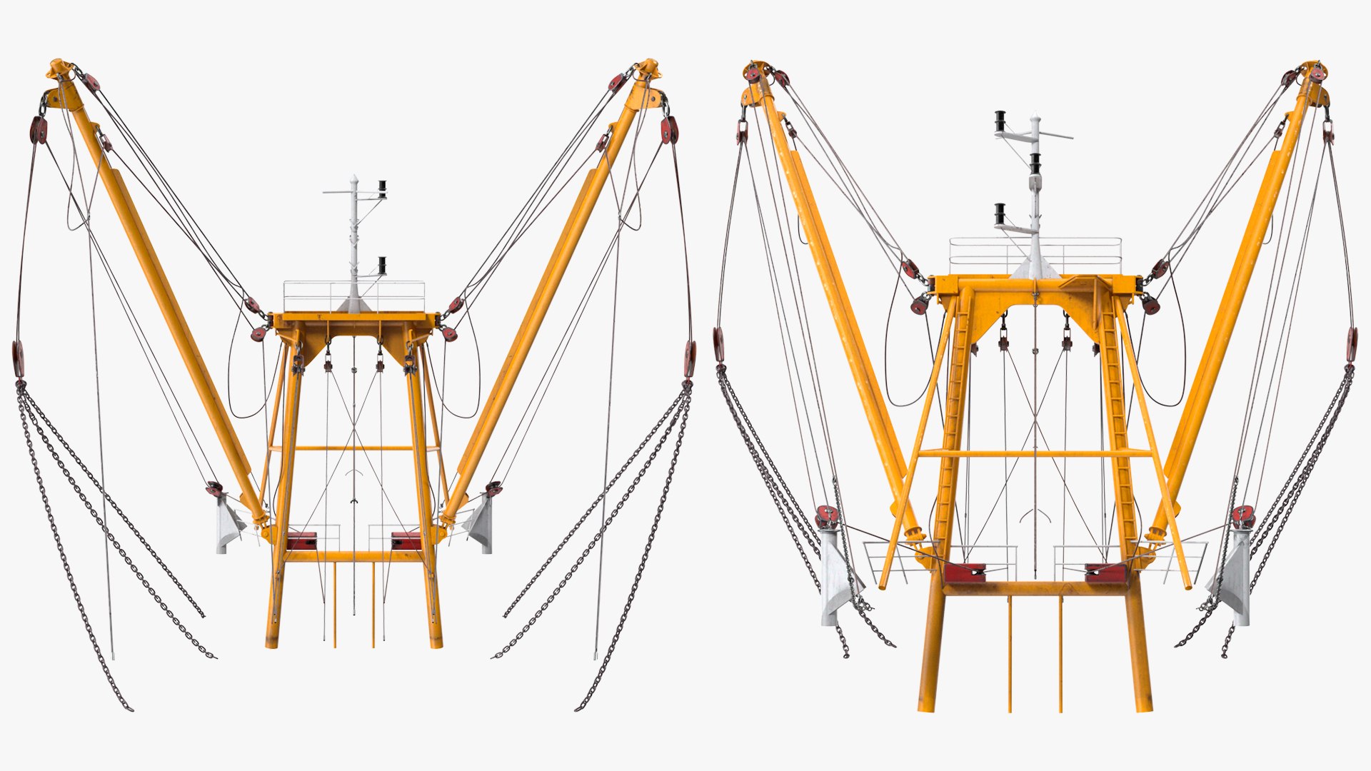 3D Trawler Mast Trawls Model - TurboSquid 1606889