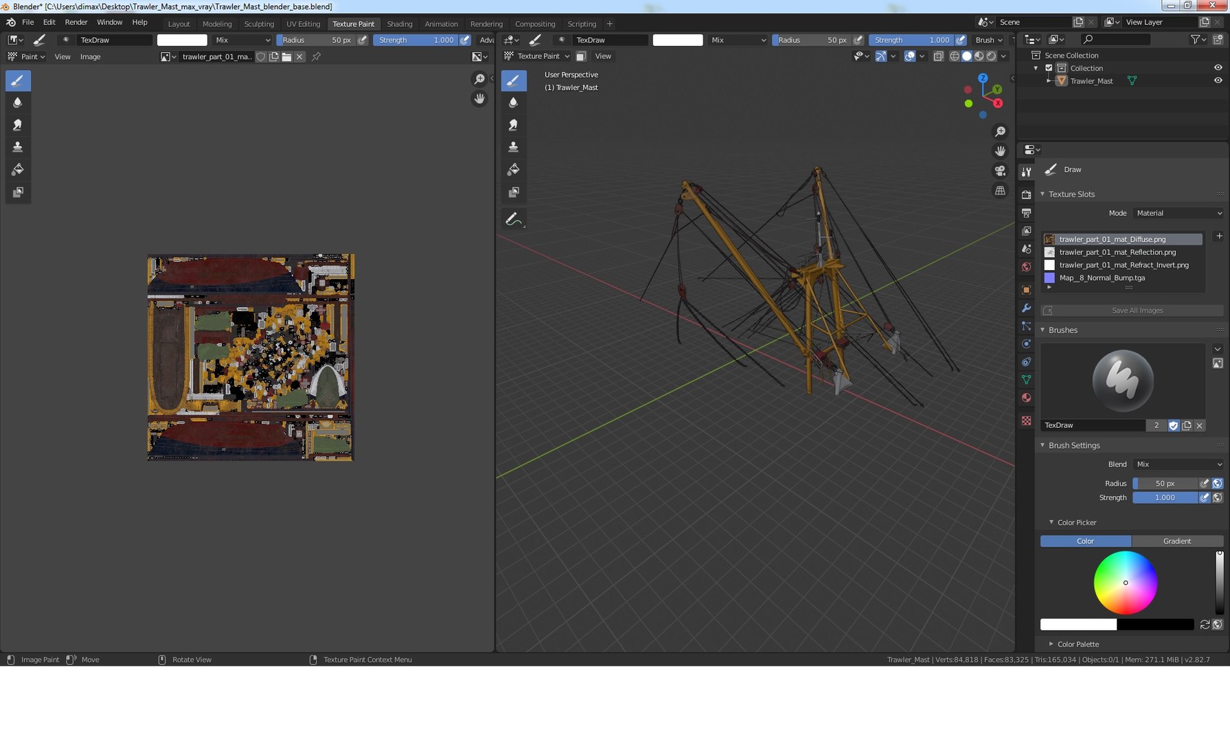 3D Trawler Mast Trawls Model - TurboSquid 1606889