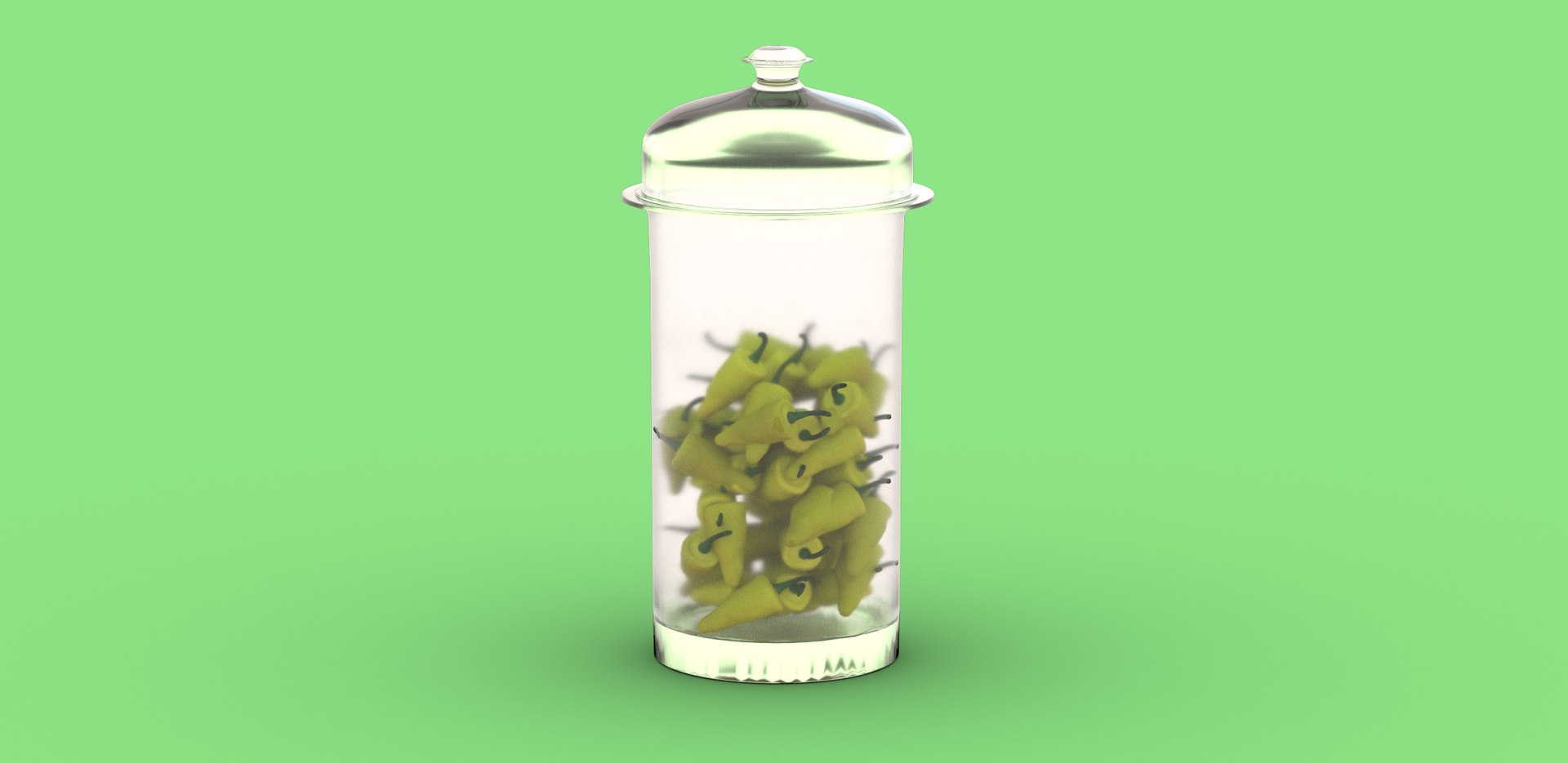 Pickling Glass Jar 3D Model - TurboSquid 2080810