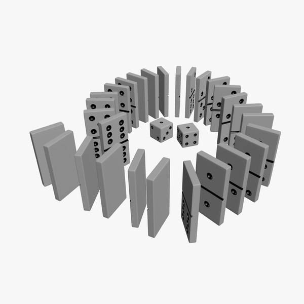 Free 3D dominoes - TurboSquid 1428337
