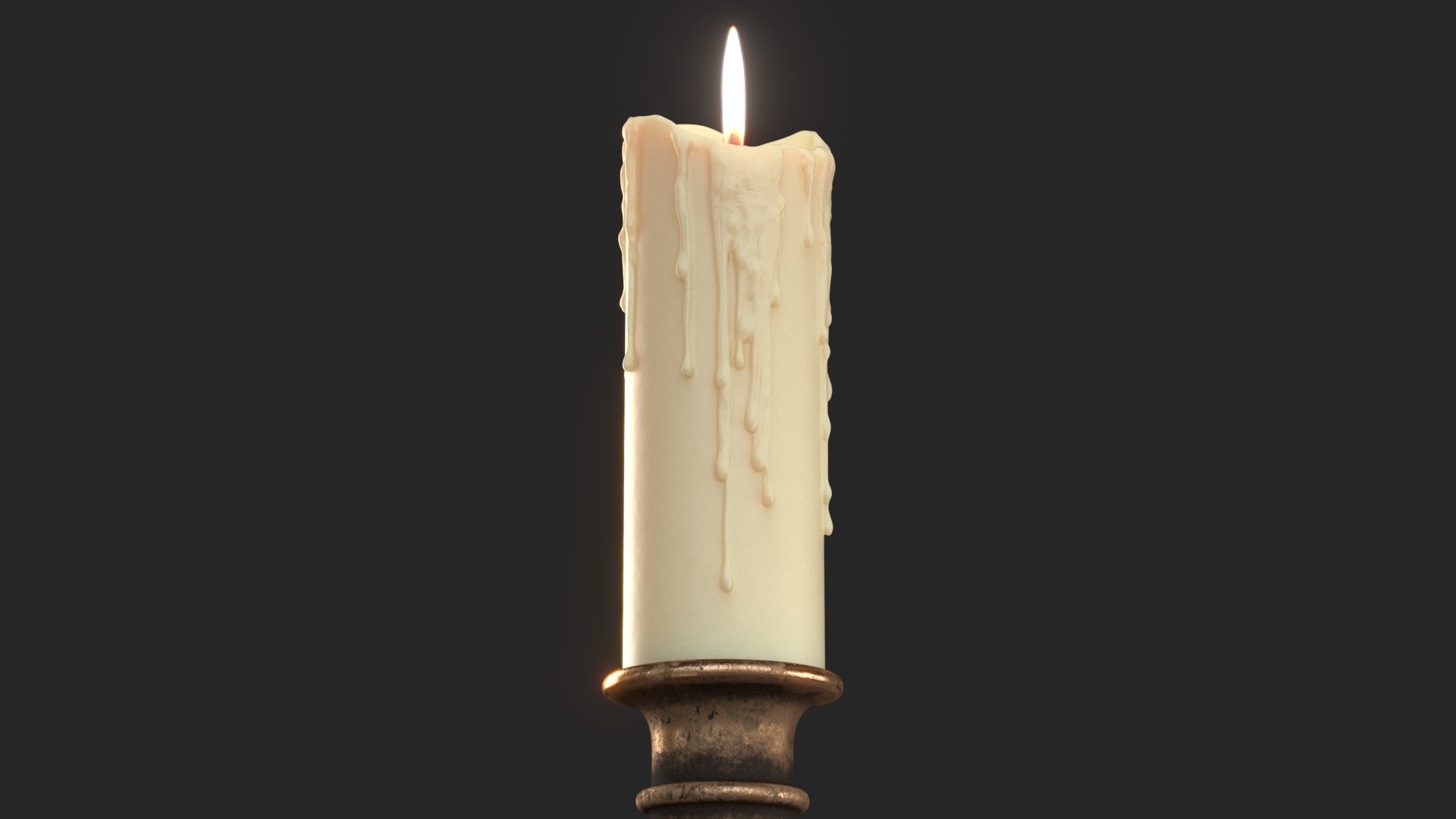 3D Table Candle Holder 8K PBR Textures Model - TurboSquid 1994948