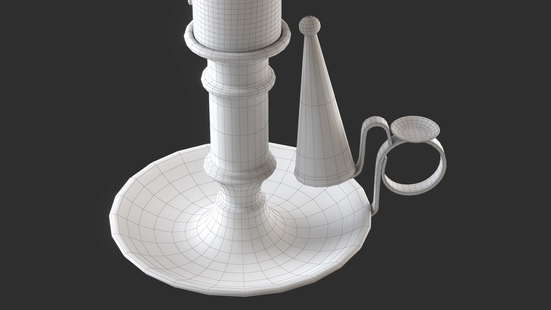 3D Table Candle Holder 8K PBR Textures Model - TurboSquid 1994948