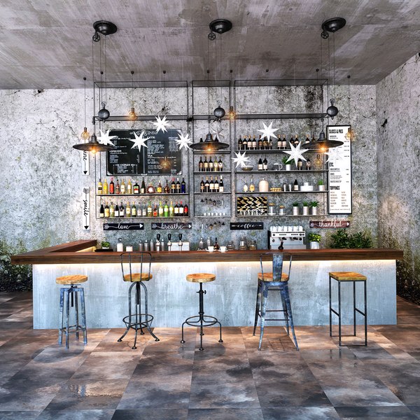 Free 3D Bar Models | TurboSquid