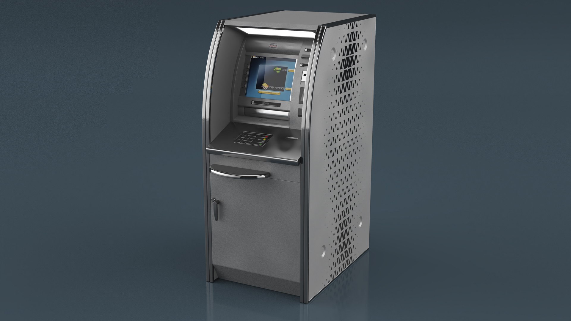 ATM Machine Kiosk 3D - TurboSquid 2391784