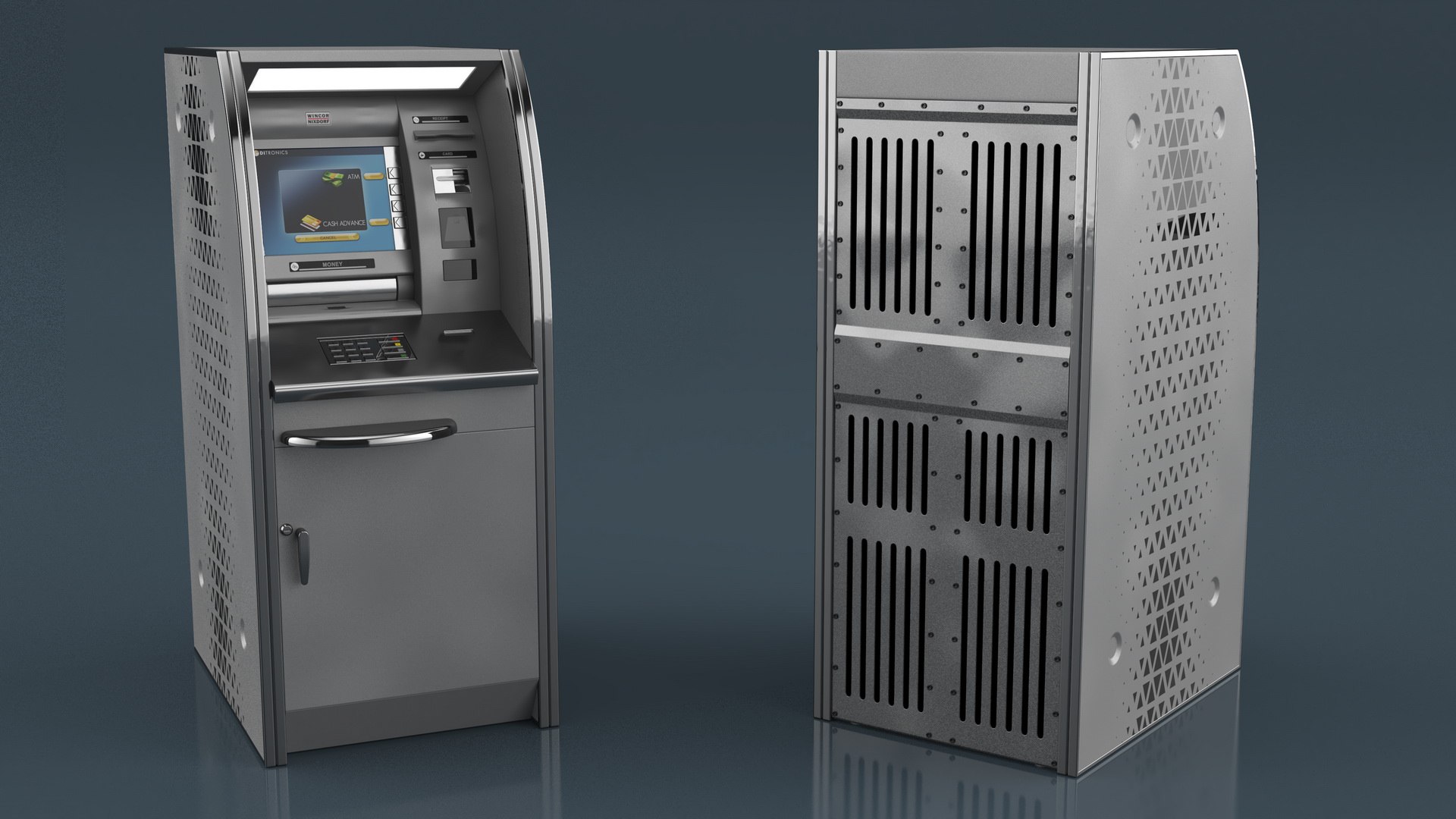 ATM Machine Kiosk 3D - TurboSquid 2391784