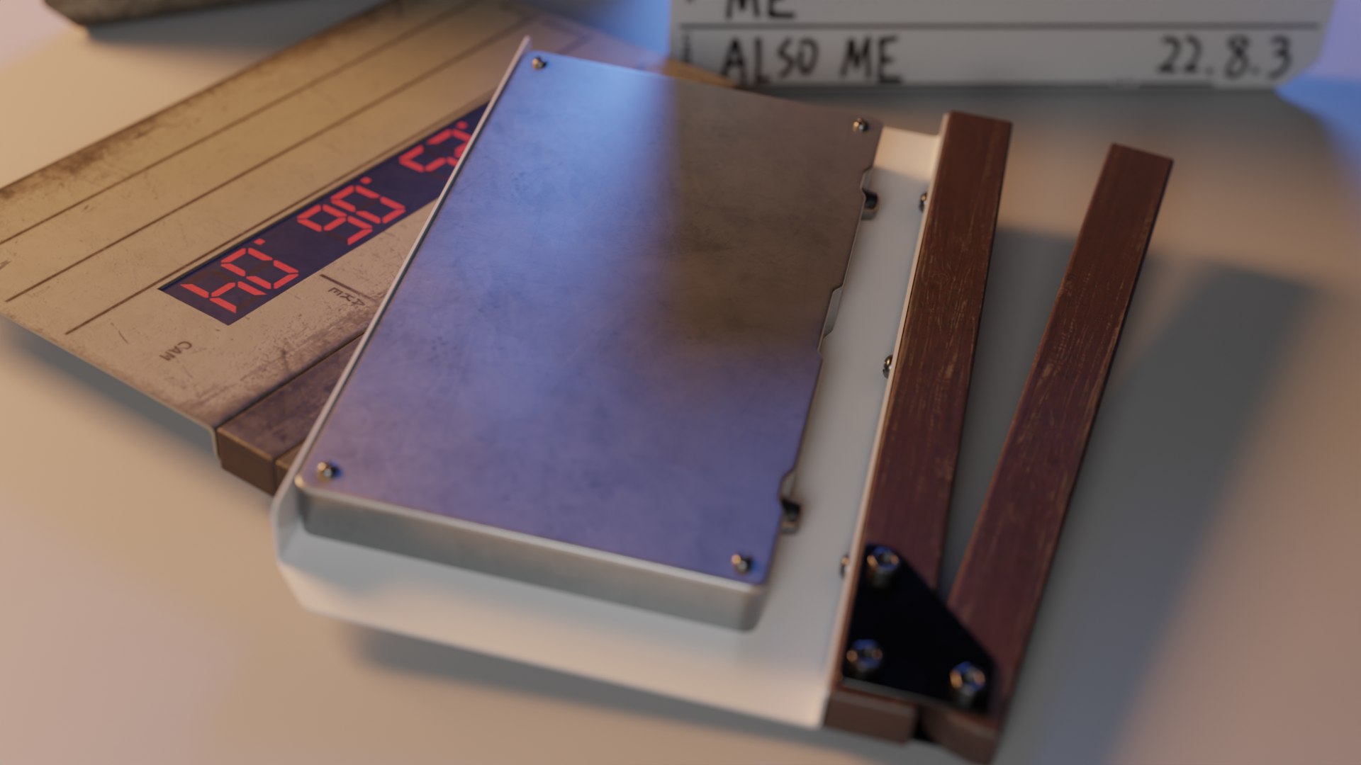 Clapperboard Film Slate With Timecode 3D - TurboSquid 1995896