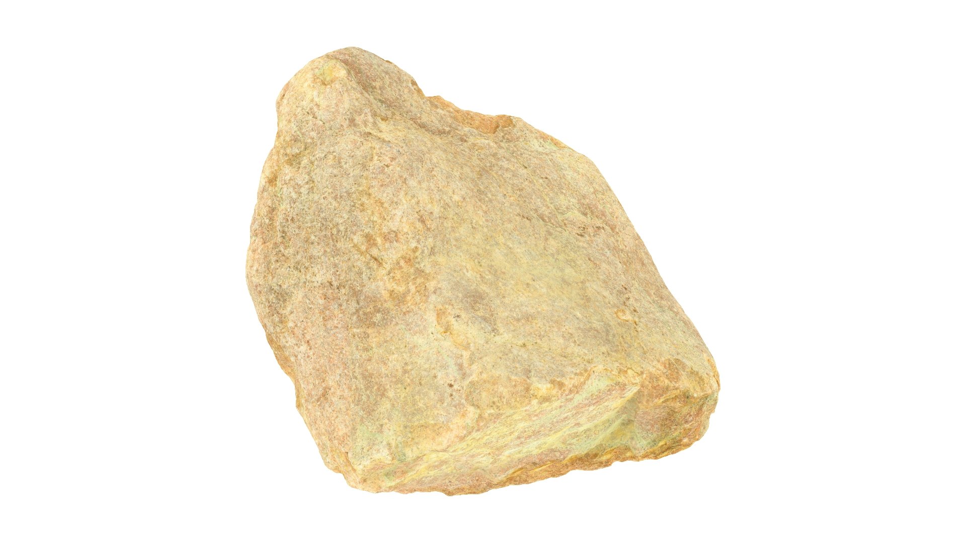 3D Yellow Rock Raw Scanned Model - TurboSquid 1804997