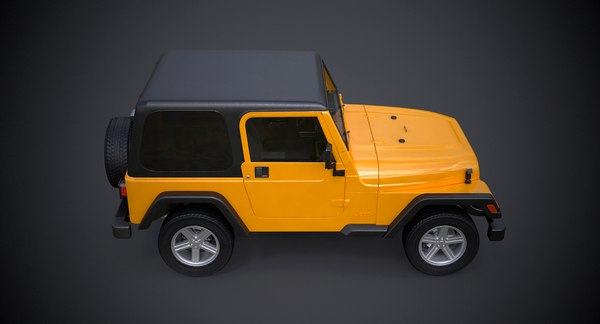modelo 3d Techo rígido Wrangler TJ - TurboSquid 1321613