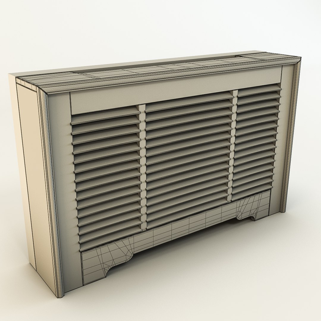 3d model radiator screen 1