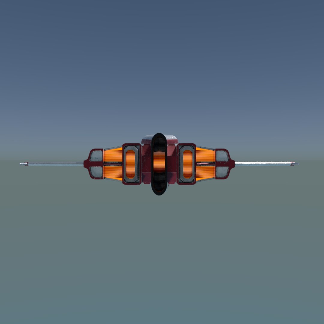 Spaceship dagger type 1 3D - TurboSquid 1306370