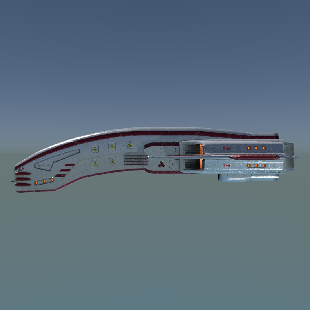 Spaceship dagger type 1 3D - TurboSquid 1306370
