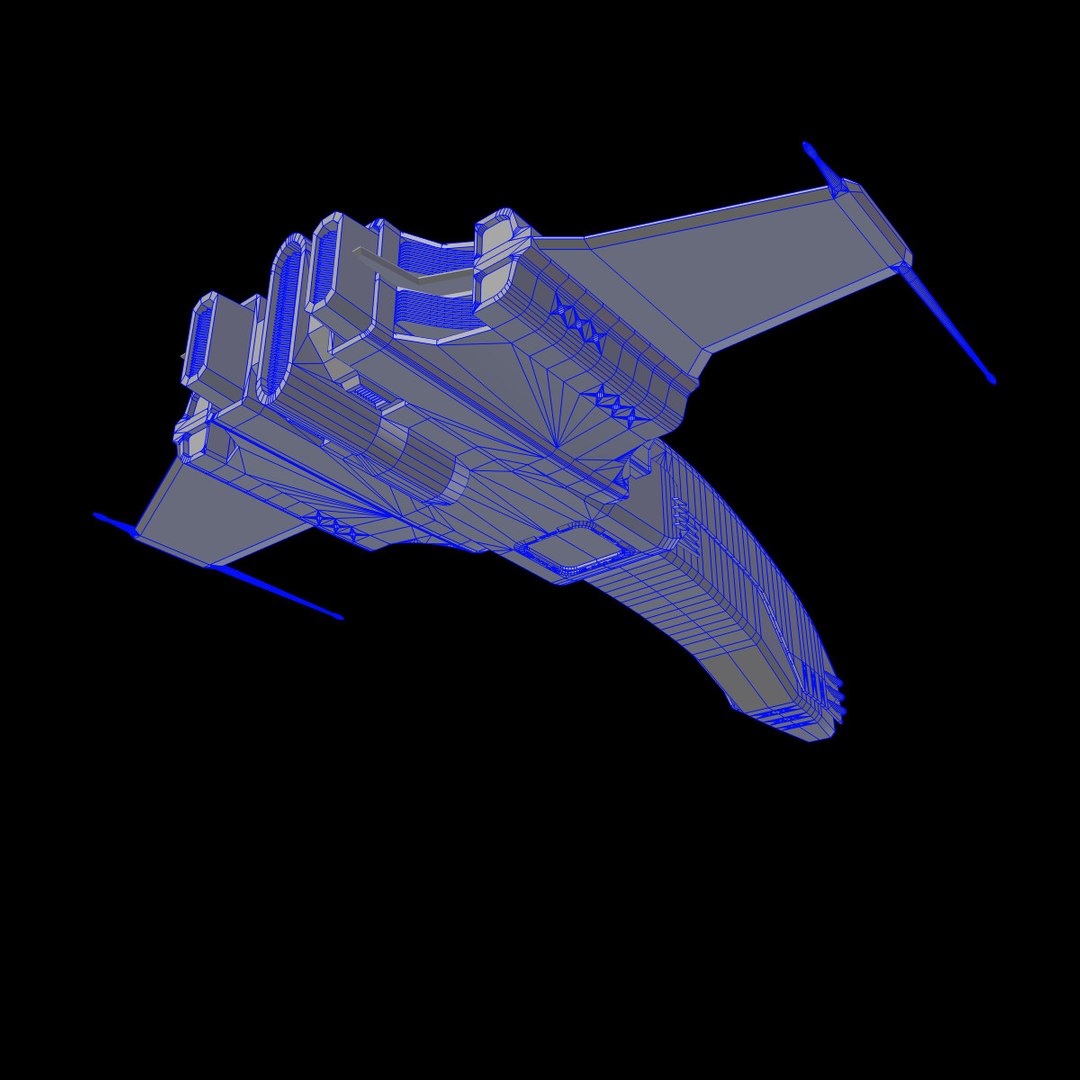 Spaceship dagger type 1 3D - TurboSquid 1306370