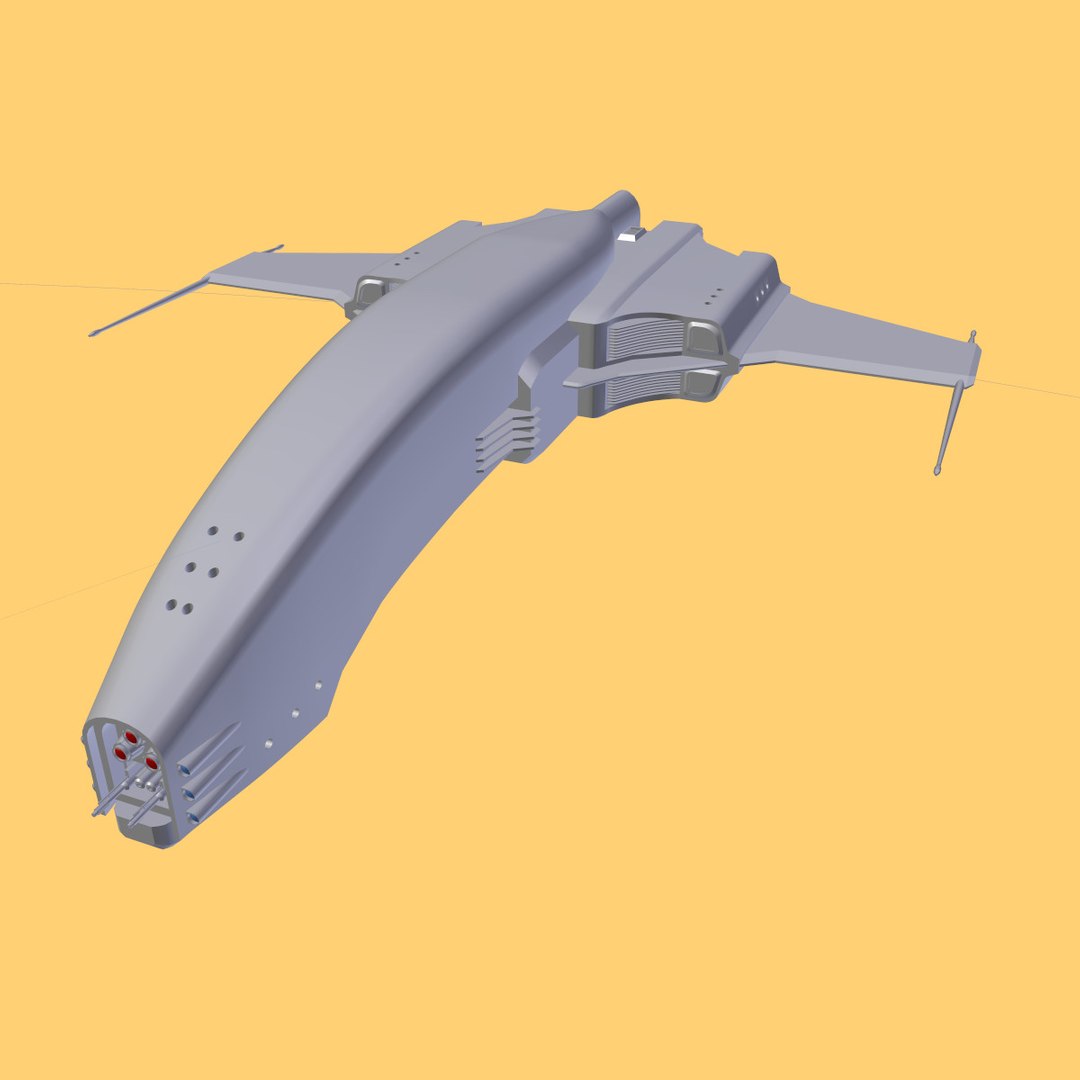 Spaceship dagger type 1 3D - TurboSquid 1306370