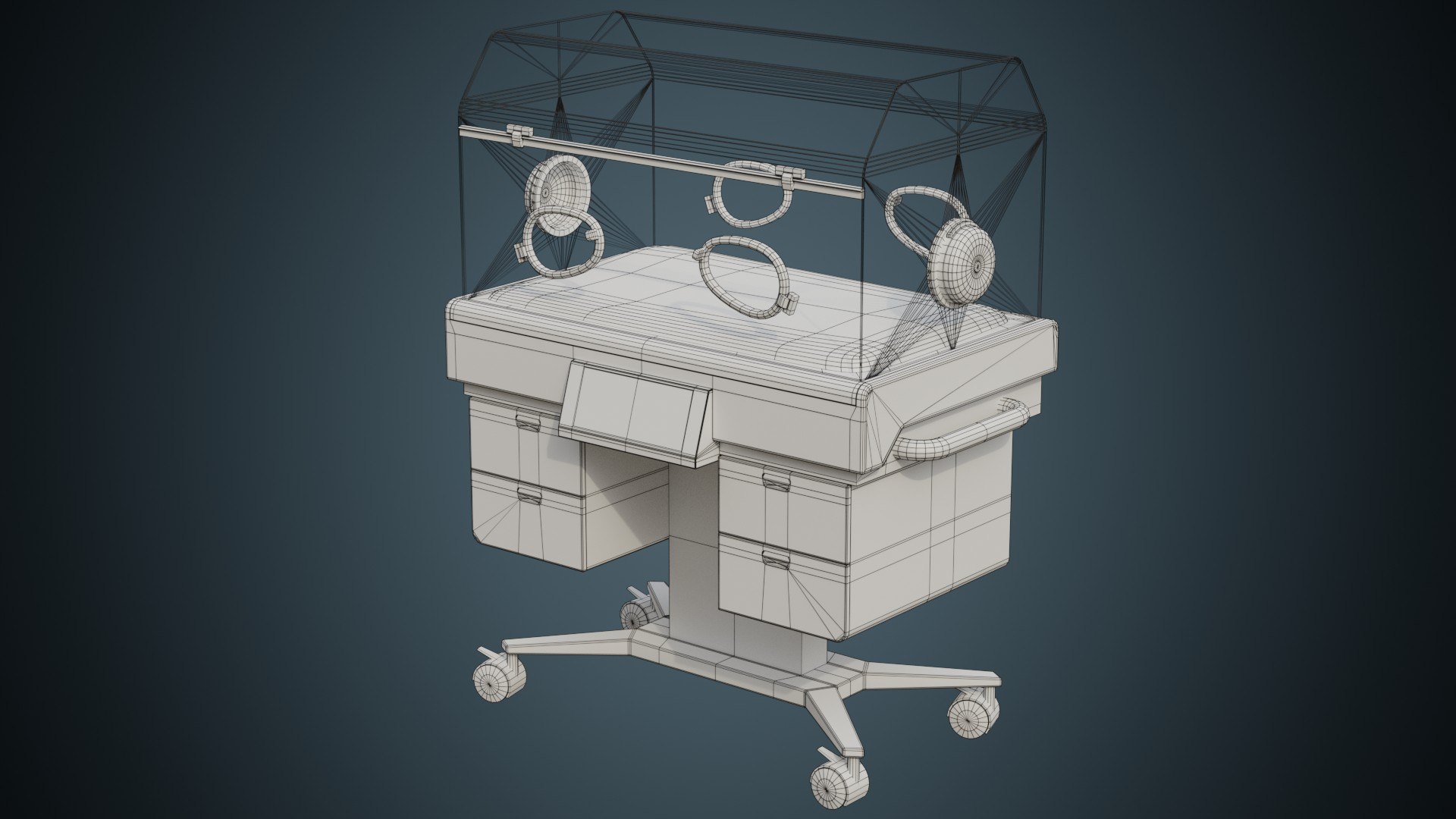Infant Incubator 1 Basic 3D Model - TurboSquid 2046864