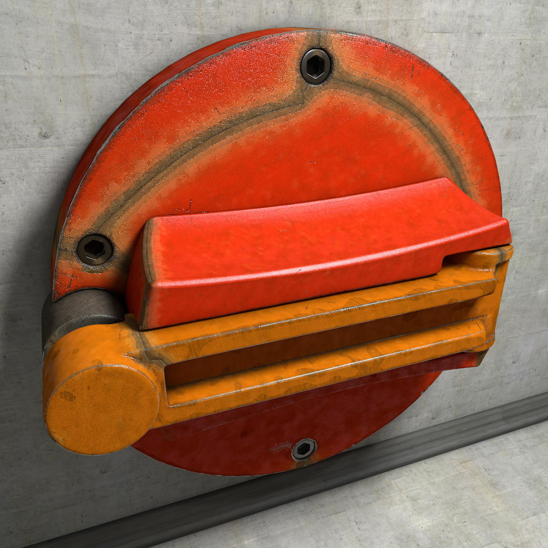 Hand Crank Handle Obj