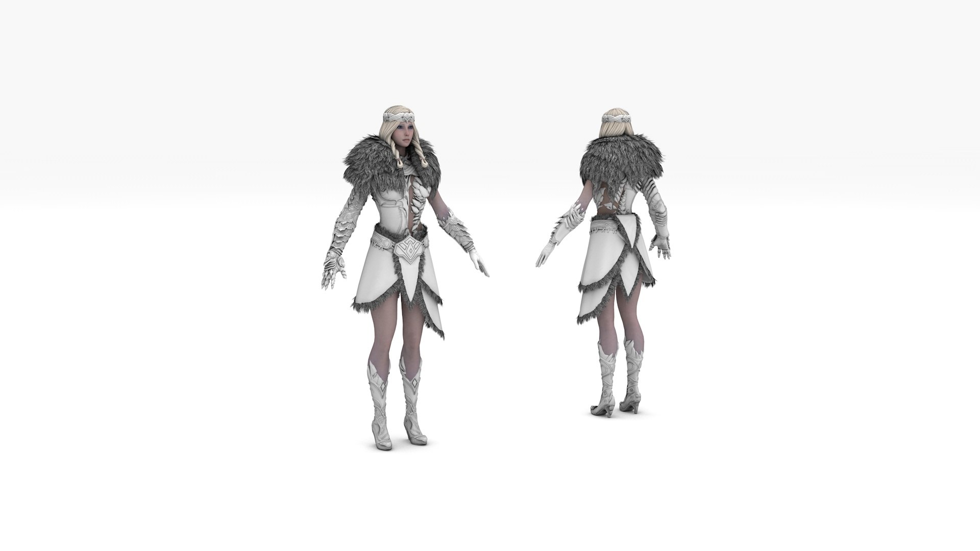 3D Model Ice Girl - TurboSquid 2081978