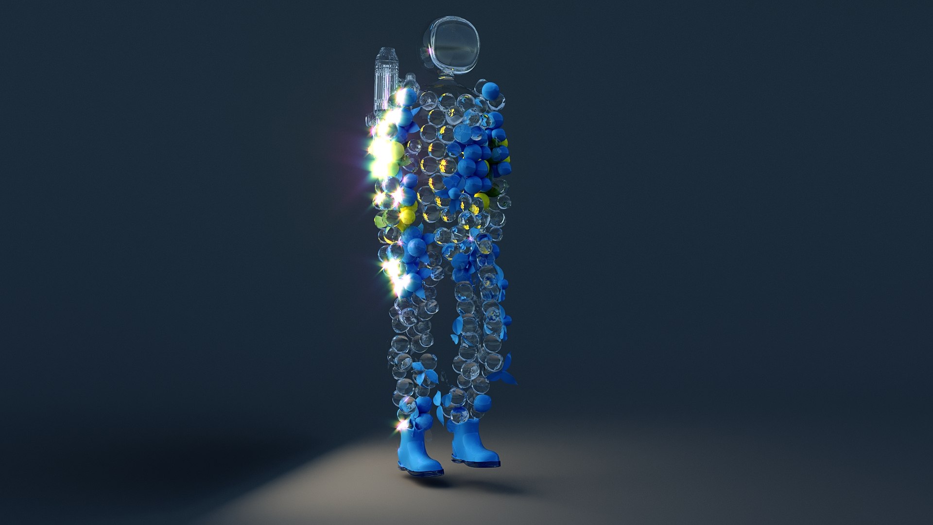 3D THE TRANSPARENCY MAN NFT 3D FILE Model - TurboSquid 1887956