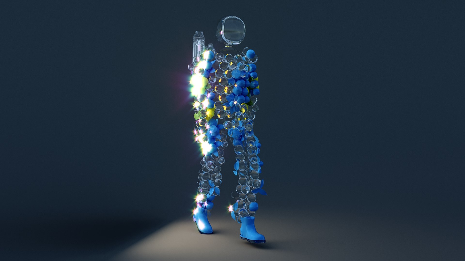 3D THE TRANSPARENCY MAN NFT 3D FILE Model - TurboSquid 1887956
