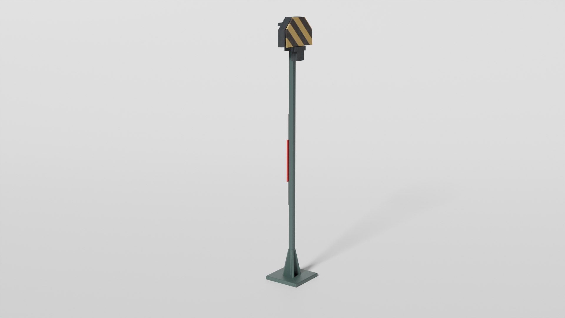 Track-closed Light Signal Model - TurboSquid 2053521