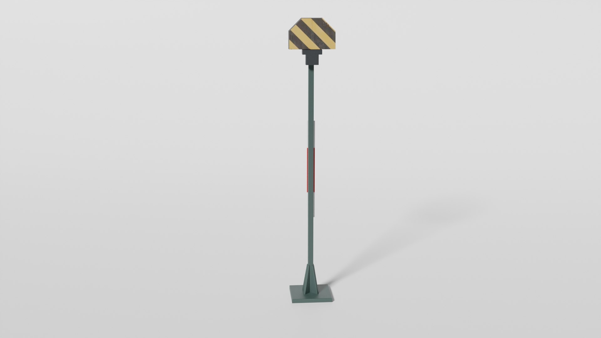 Track-closed Light Signal Model - TurboSquid 2053521