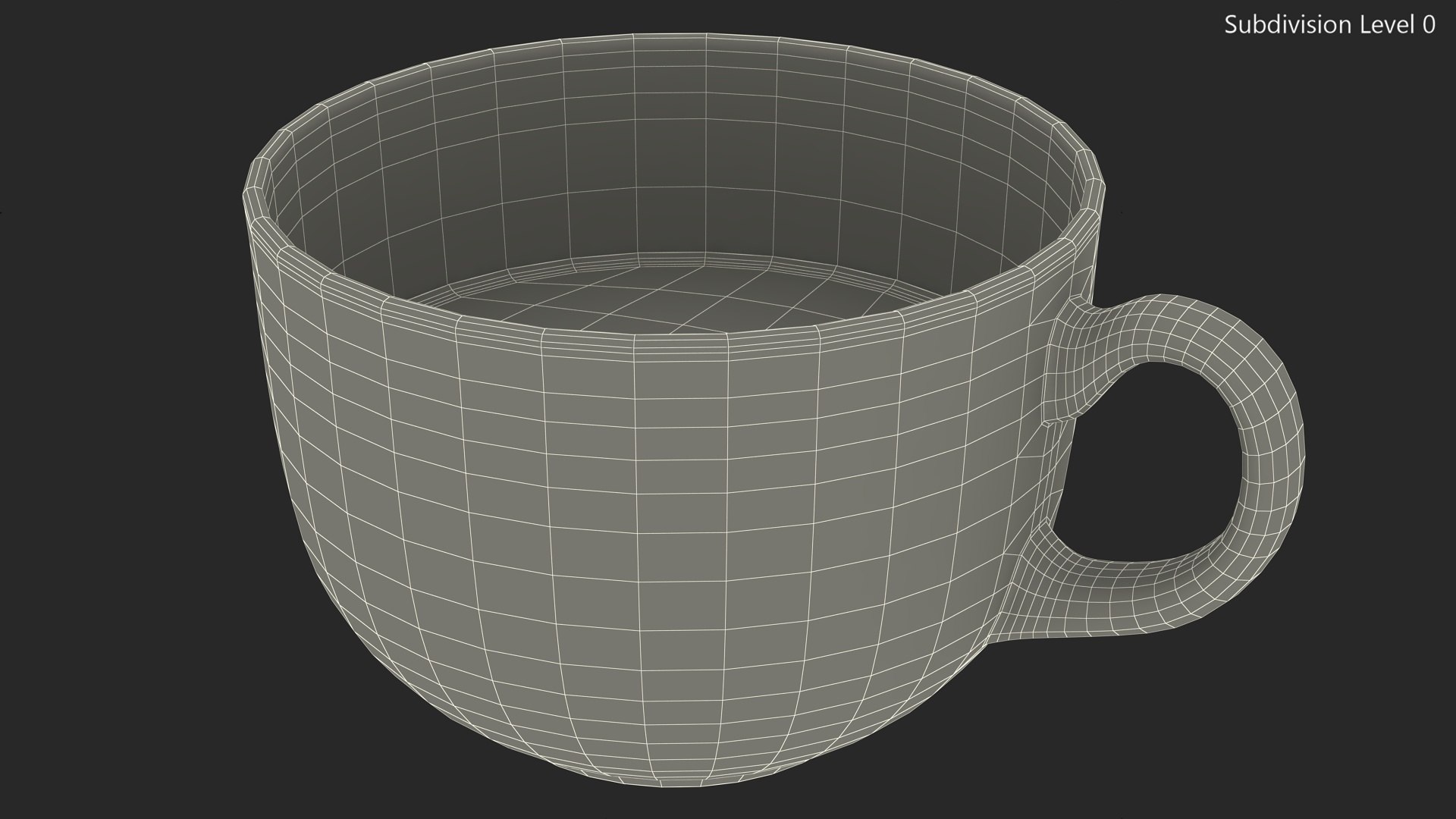 3D Half Full Empty Glass Tea Cup model - TurboSquid 2083664