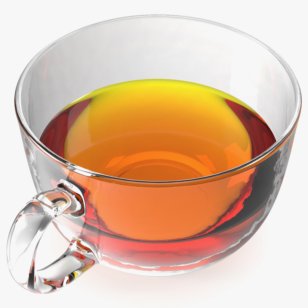 3D Half Full Empty Glass Tea Cup model - TurboSquid 2083664