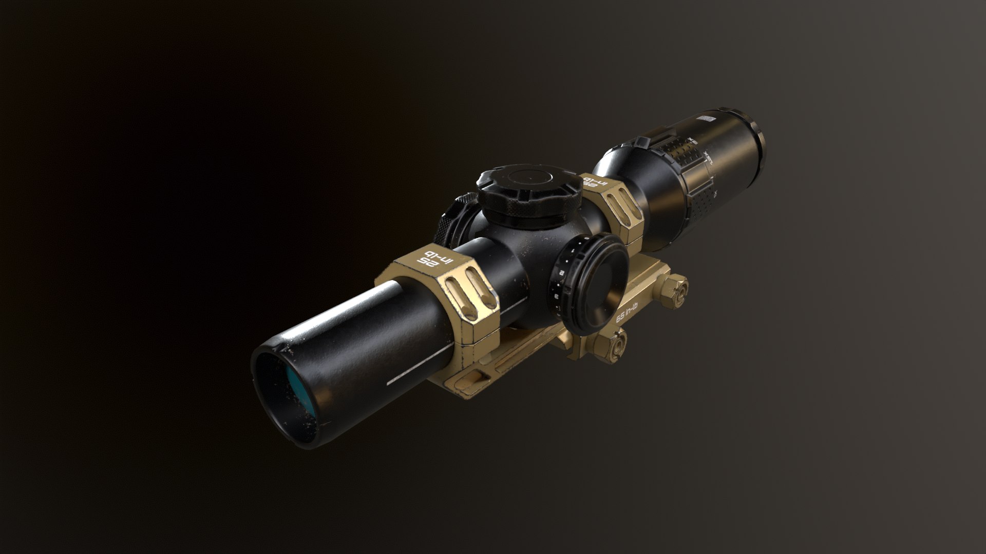 Sig Tango 6t Scope Lpvo 3d Model Turbosquid 2216968