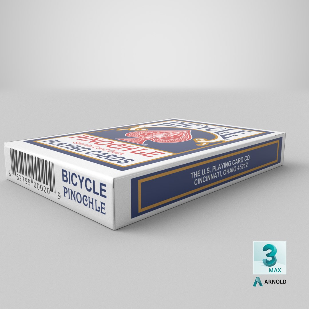 Bicycle playing cards pack 3D model - TurboSquid 1495279