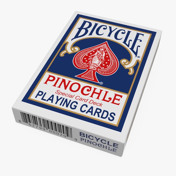 3D model Bicycle Playing Cards Pack Red - TurboSquid 1948568