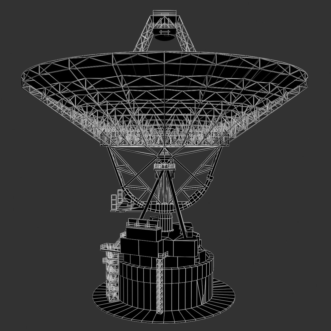 3D Satellite Dish Model - TurboSquid 1465438