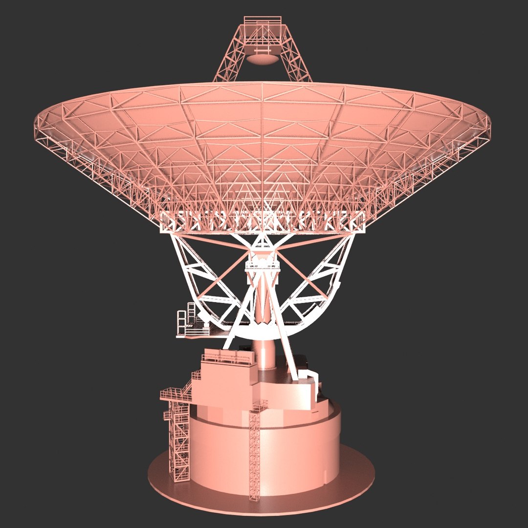 3D Satellite Dish Model - TurboSquid 1465438