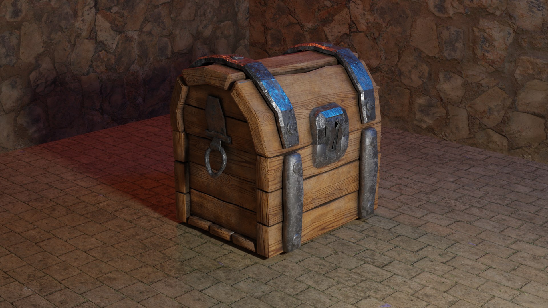 3D Model Loot Chest Game Ready - TurboSquid 2167941