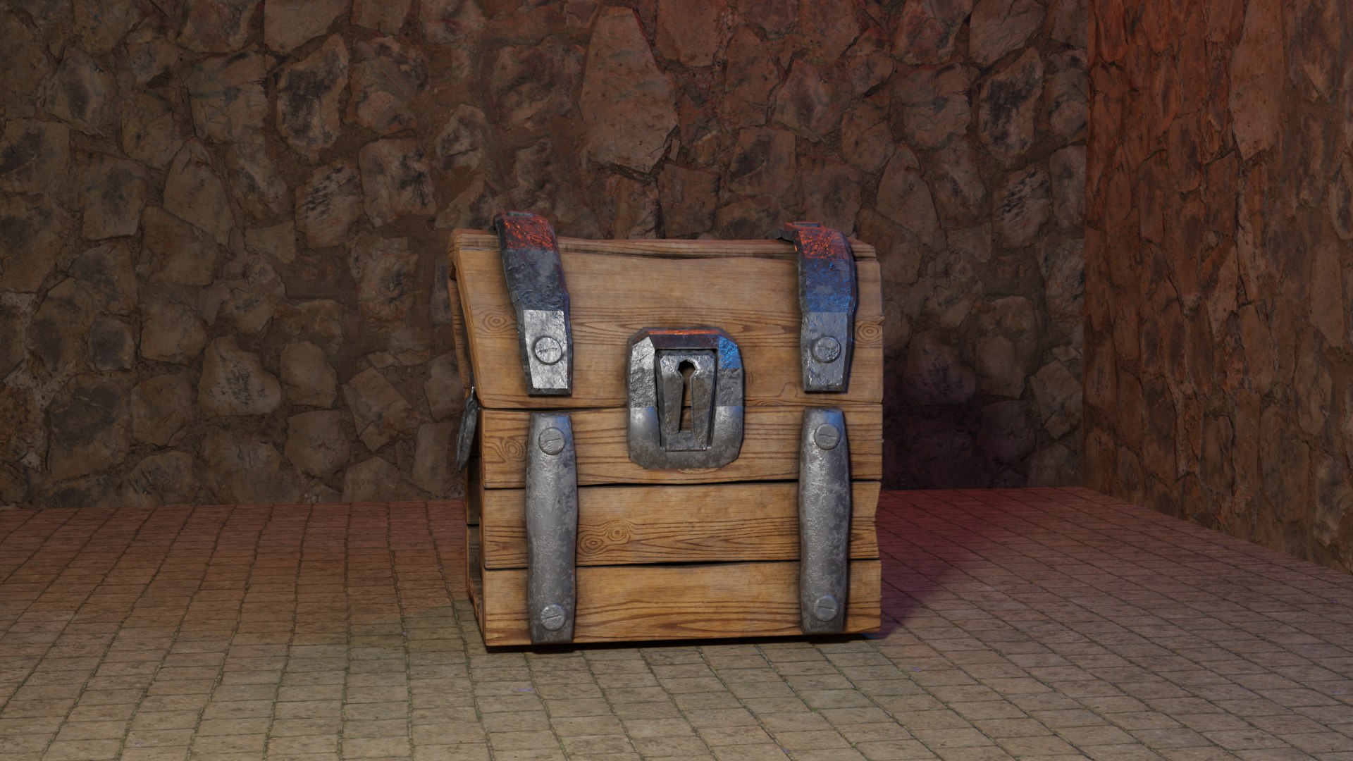 3D Model Loot Chest Game Ready - TurboSquid 2167941