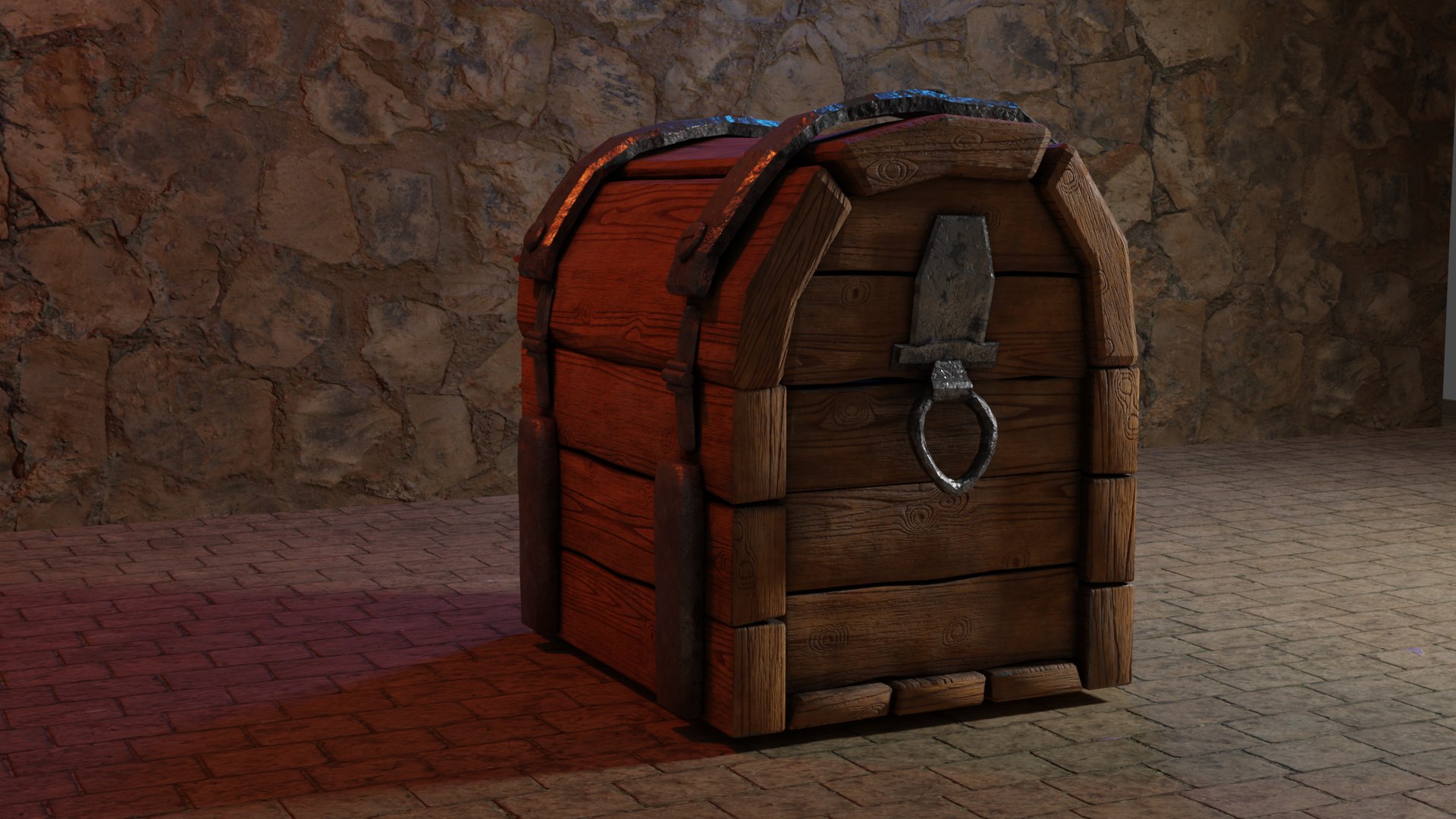 3D Model Loot Chest Game Ready - TurboSquid 2167941