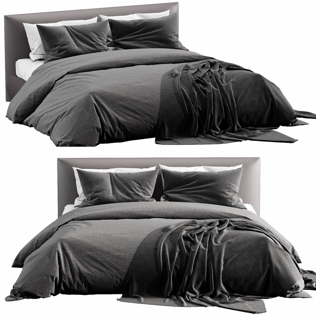 3D model meridiani scott bed - TurboSquid 1593585