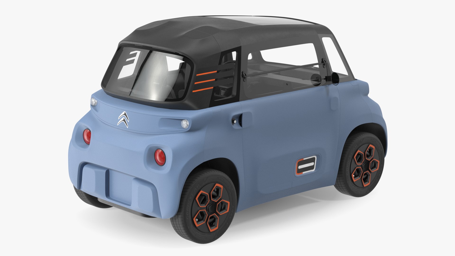 3D Model Citroen Ami Simple Interior - TurboSquid 2097792