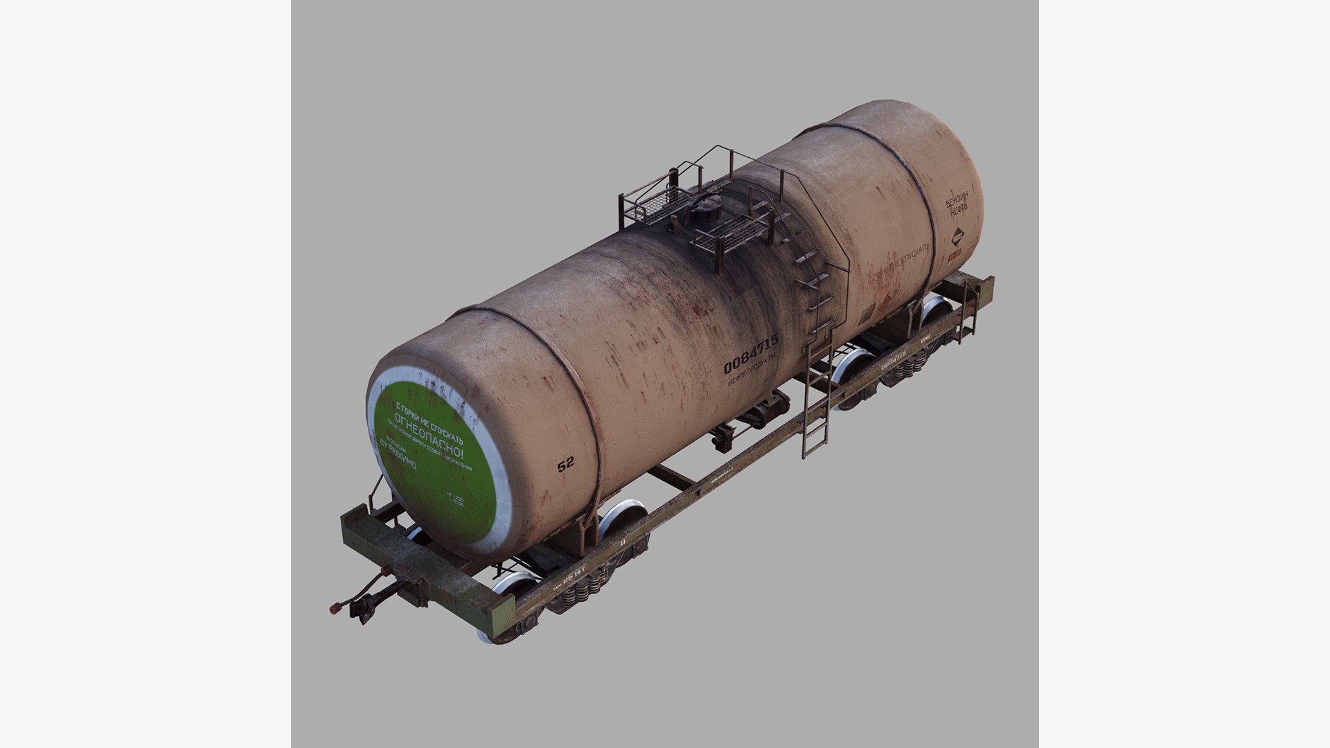 3D Tanker Railcar - TurboSquid 2303505